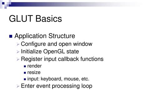 Ppt Introduction To Computer Graphics With Opengl Glut Powerpoint Presentation Id