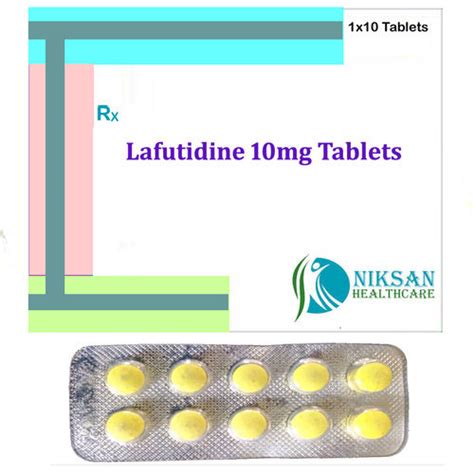 Lafutidine 10mg Tablets General Medicines At Best Price In Ankleshwar Niksan Healthcare