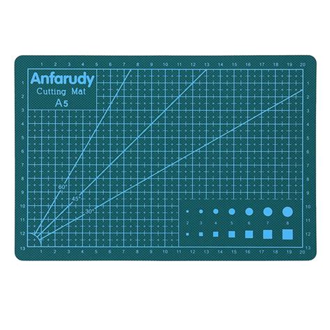 A5 Pvc Plotter Cutting Pad Green A5 Art Self Healing Pvc Cutting Mat Double Sided Gridded Rotary