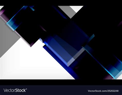 Colorful Square And Rectangle Blocks Background Vector Image
