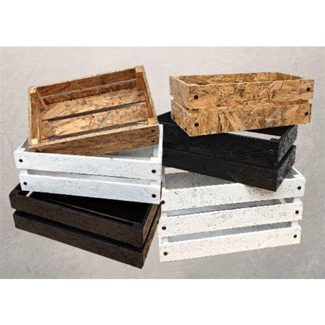 Xz Wooden Crate Storage Box Kotak Kayu Decoration Box Crates Box Osb