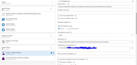 Azure Devops Webtest Loadtest In Release Management Stack Overflow