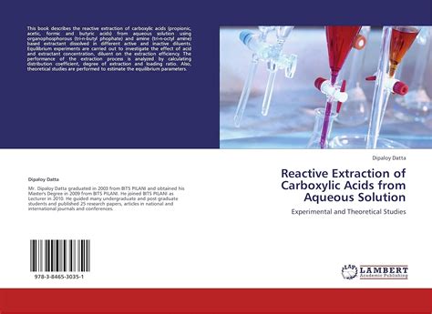 Reactive Extraction Of Carboxylic Acids From Aqueous Solution