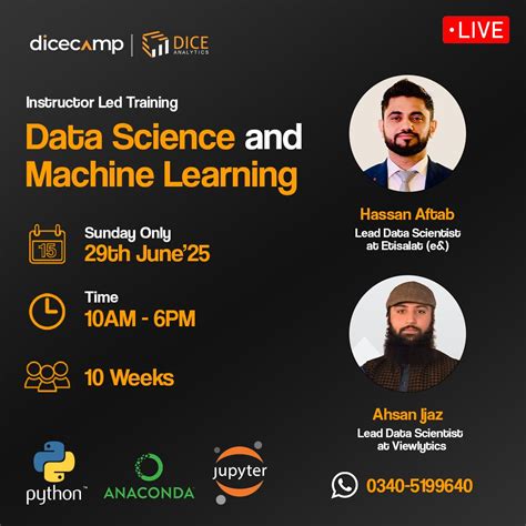 Datascience Machinelearning Python Dicecamp Ai Onlinetraining Careergrowth Techskills