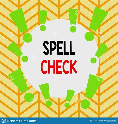 Conceptual Hand Writing Showing Spell Check Business Photo Text To Use