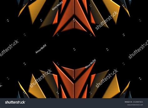 3d Simple Modern Prism Gradient Background Stock Vector Royalty Free