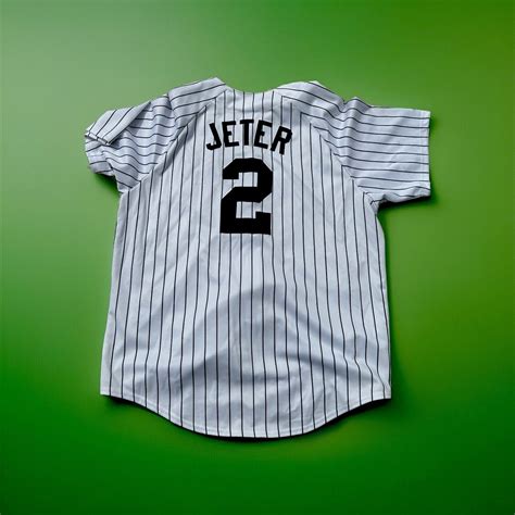 Derek Jeter Numero 2 Vintage 2 Derek Jeter New York Yankees Mlb