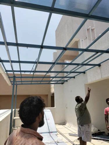 Galvanised Polycarbonate Sheet Installation Service At ₹ 240sq Ft In