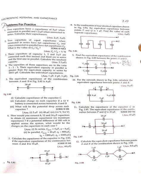 Capacitor Combination Pdf