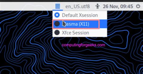 Install KDE Desktop Environment On Kali Linux X ComputingForGeeks