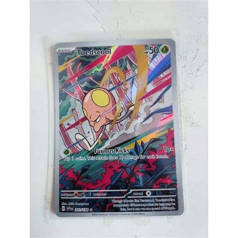 Pokemon Toedscool Illustration Rare Scarlet And Violet Card Shopee