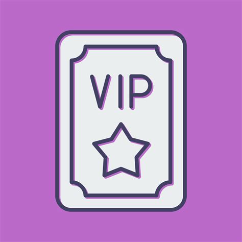 Vip Pass Vector Icon 23609107 Vector Art At Vecteezy