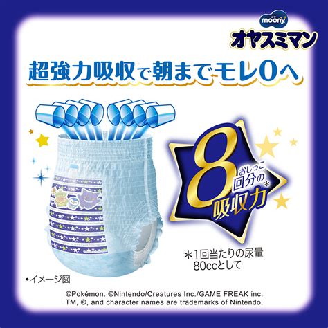 ムーニー オヤスミマン 男の子 スーパービッグ 夜用オムツ 12枚×6袋｜ユニ・チャーム ダイレクトショップ（公式通販サイト）