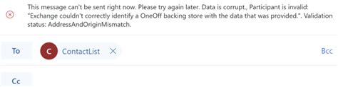 Can T Send Email To Public Folder Contact List Exchange Microsoft Learn