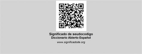 Seudocodigo Diccionario Abierto De Español
