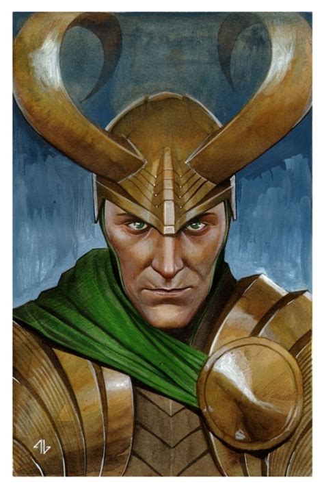 For Sale Adi Granov Loki Comic Art Marvel Characters Art Marvel