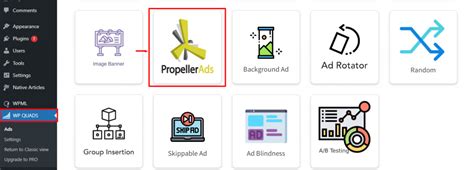 how to setup propeller ads in wp quads wp quads pro