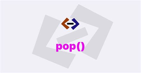 what is the use of the pop method in javascript