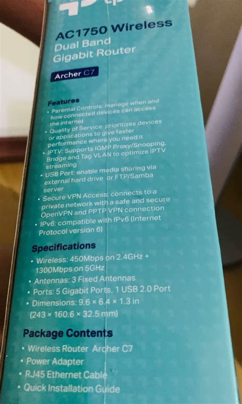 Tp Link Ac1750 High Speed Router Computers And Tech Office And Business Technology On Carousell