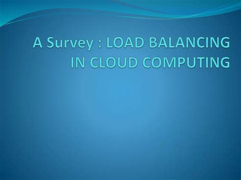 Load Balancingpptx
