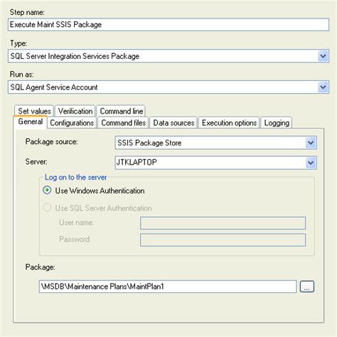 Ssis Package Scheduling With Sql Agent