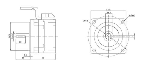 Dmke 12v 24v 36v 48v 310v 90w 150w 200w 300w 450w 750w 86mm Dc Motor