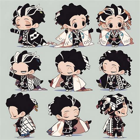 Premium Photo Colorful Male Zebra Chibi Kawaii African Tribal Fashion