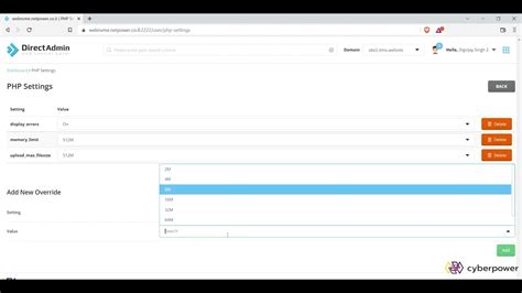 How To Increase Phps Postmaxsize Value Using Cloudlinuxs Selector