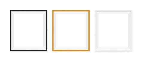 벡터 투명한 배경에 그림자가 있는 현실적인 나무 액자 모형 템플릿입니다 포스터 배너 사진 갤러리 그림 프리젠 테이션을위한 모형
