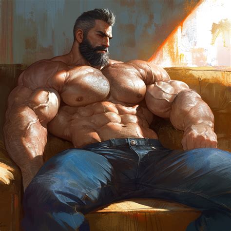 [open] Adopt Ai Massive Bearded Male Bodybuilder By Irgweg On Deviantart