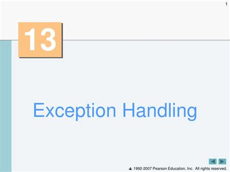 Ppt Exception Handling Powerpoint Presentation Free Download Id