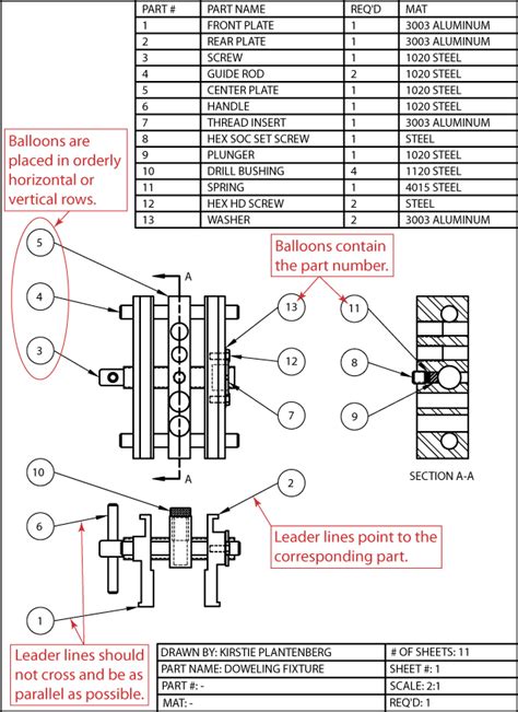 Drafting Teacher Blog Assembly Drawings