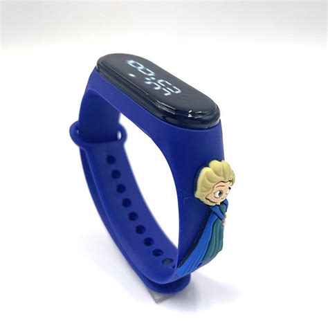 Jual Jam Karakter Putri Elsa Frozen Jam Tangan Led Anti Air Shopee Indonesia