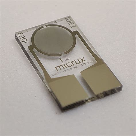 Interdigitated Electrodes Ide Micrux Technologies