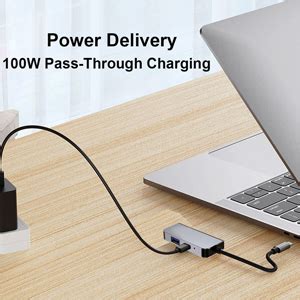 Amazon Com Qces Usb C To Hdmi Adapter Type C To Hdmi Multiport Adapter With Charging Port And