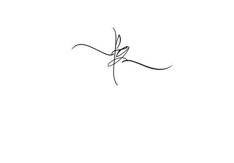 Professional Calligrapher In Paris Tattoo Calligraphy With Initials Pg