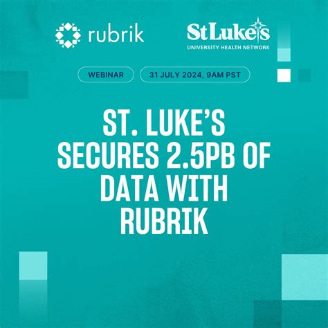 Join St Lukes Webinar On Data Protection Jedd Schultz Posted On The Topic Linkedin