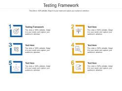 Testing Framework Ppt PowerPoint Presentation Example Cpb Presentation Graphics