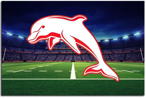 Nrl Dolphins Rugby League Flag