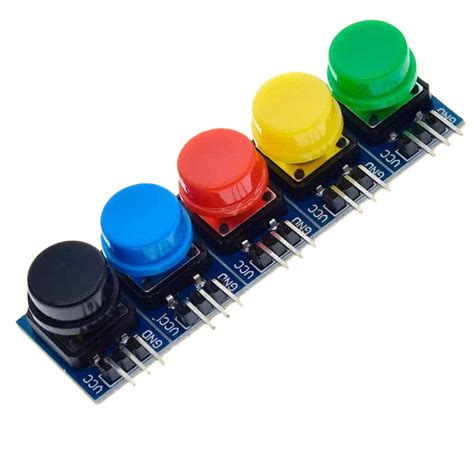 Modulo Pulsador Boton Con Tapa Color Aleatorio 1 Pieza MEGATRONICA