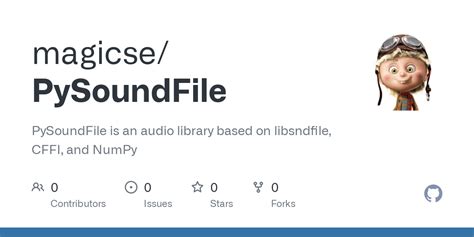 Github Magicsepysoundfile Pysoundfile Is An Audio Library Based On Libsndfile Cffi And Numpy