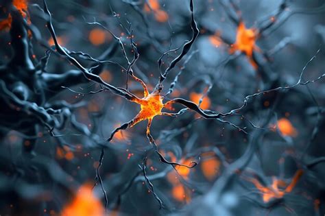 Premium Photo 3d Animation Of Neurons In Brain