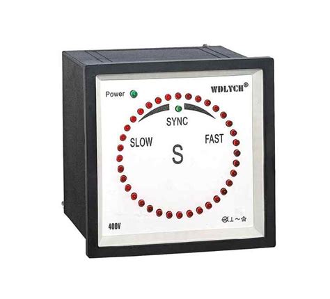 96 96mm Synchroscope Meter With Led Indicators Wdg96 S