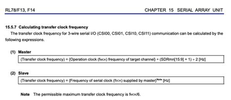 Spi Clock Forum Rl78 Mcu Renesas Engineering Community