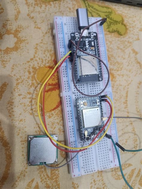 Esp32 Connected With A9g R Microcontrollers