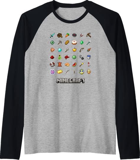 Minecraft Items Textbook Raglan Techstudioch