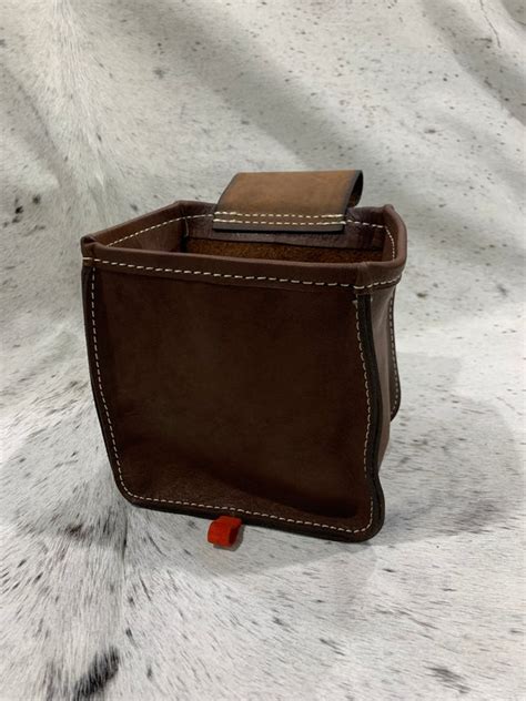 Handcrafted Leather Shotgun Shell Holder With Belt Loop Ndesignsleather