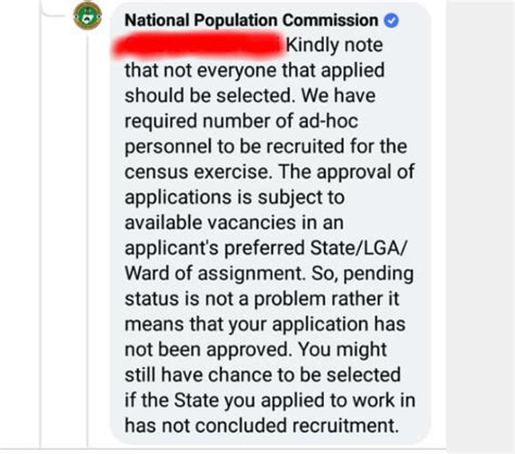 Npc Gives Reasons For Pending Application Status As Enumerators And Supervisors Ready For Lga