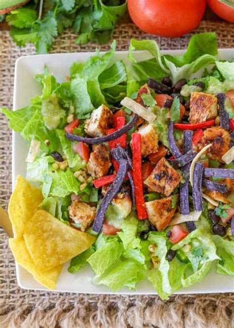 Chicken Taco Salad Recipe Lil Luna