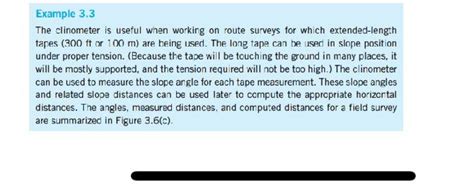 Solved Example 33 The Clinometer Is Useful When Working On